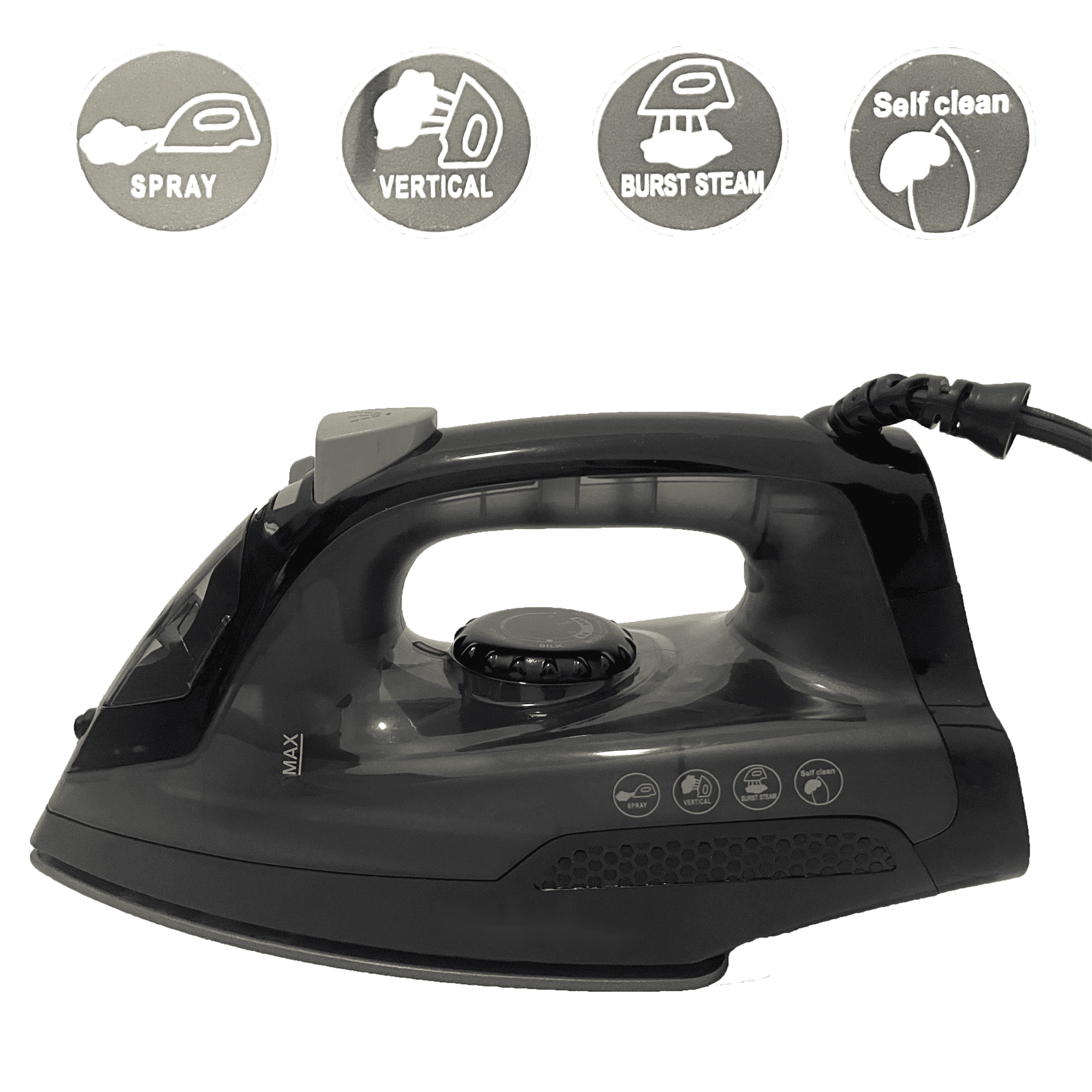 Ababeny 1200W Travel Steam Iron, Auto Shut off, Even Heat, Scratch ...
