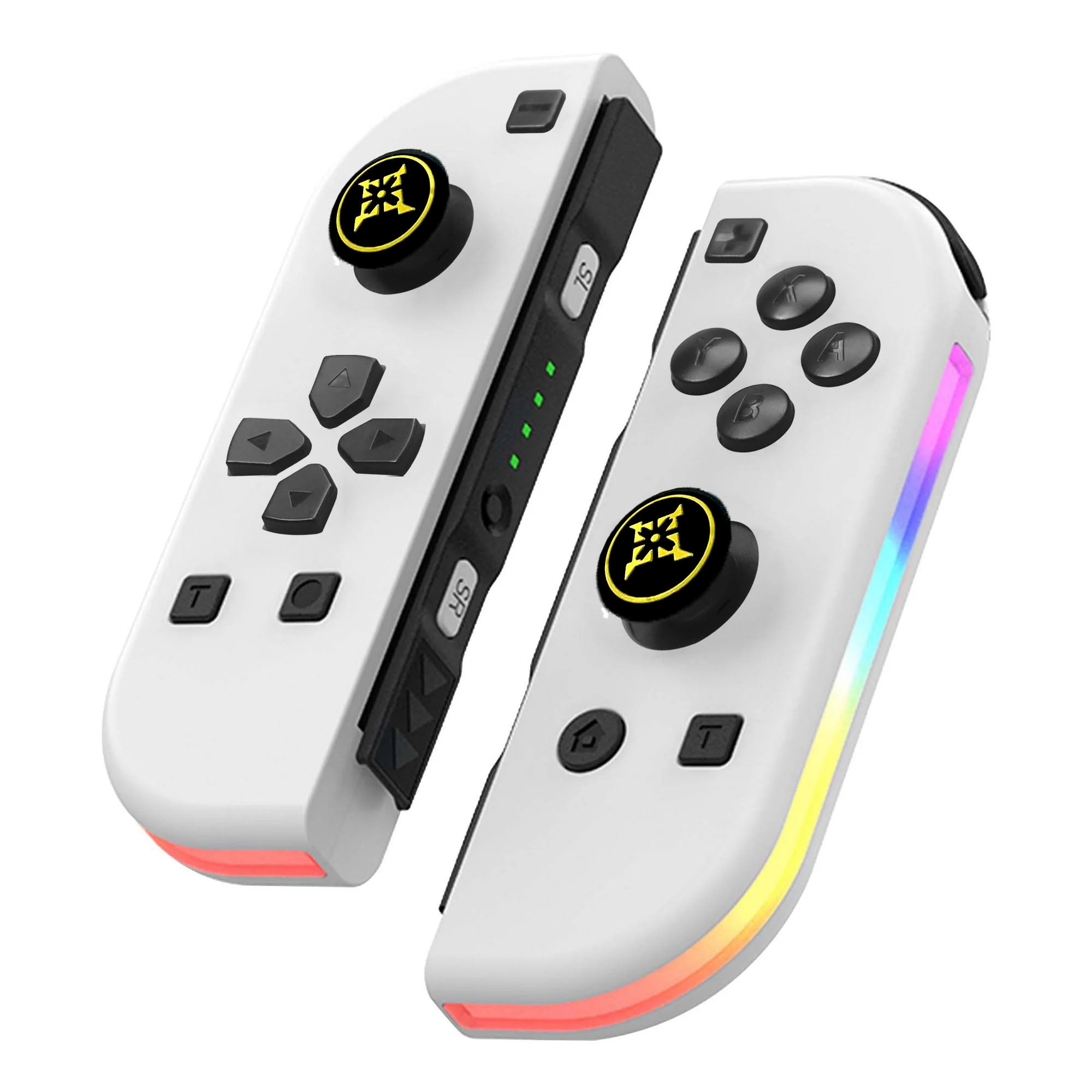Ababeny Wireless Game Controller for Nintendo Switch with RGB Light, Dual Vibration, Motion ...