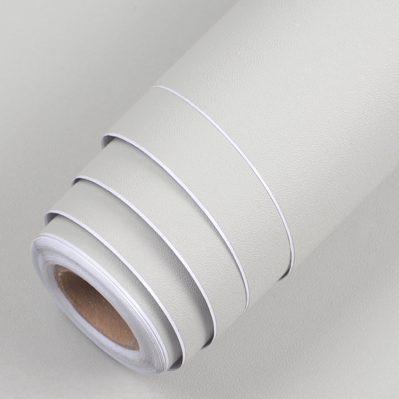 Ababoorty Grey Contact Paper for Cabinets 196"X15.8" Gray Wall Paper ...