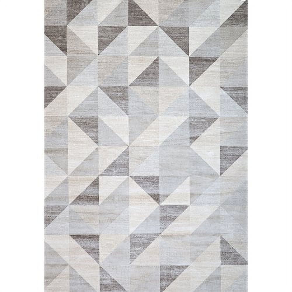 Abacasa Sonoma Colburn Silver-Gray-Med. Gray-White 8x11 Area Rug ...