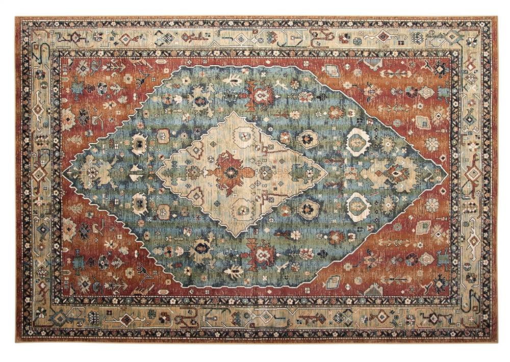 Abacasa Sonoma Jewels Multi-Color 8x11 Area Rug - Walmart.com