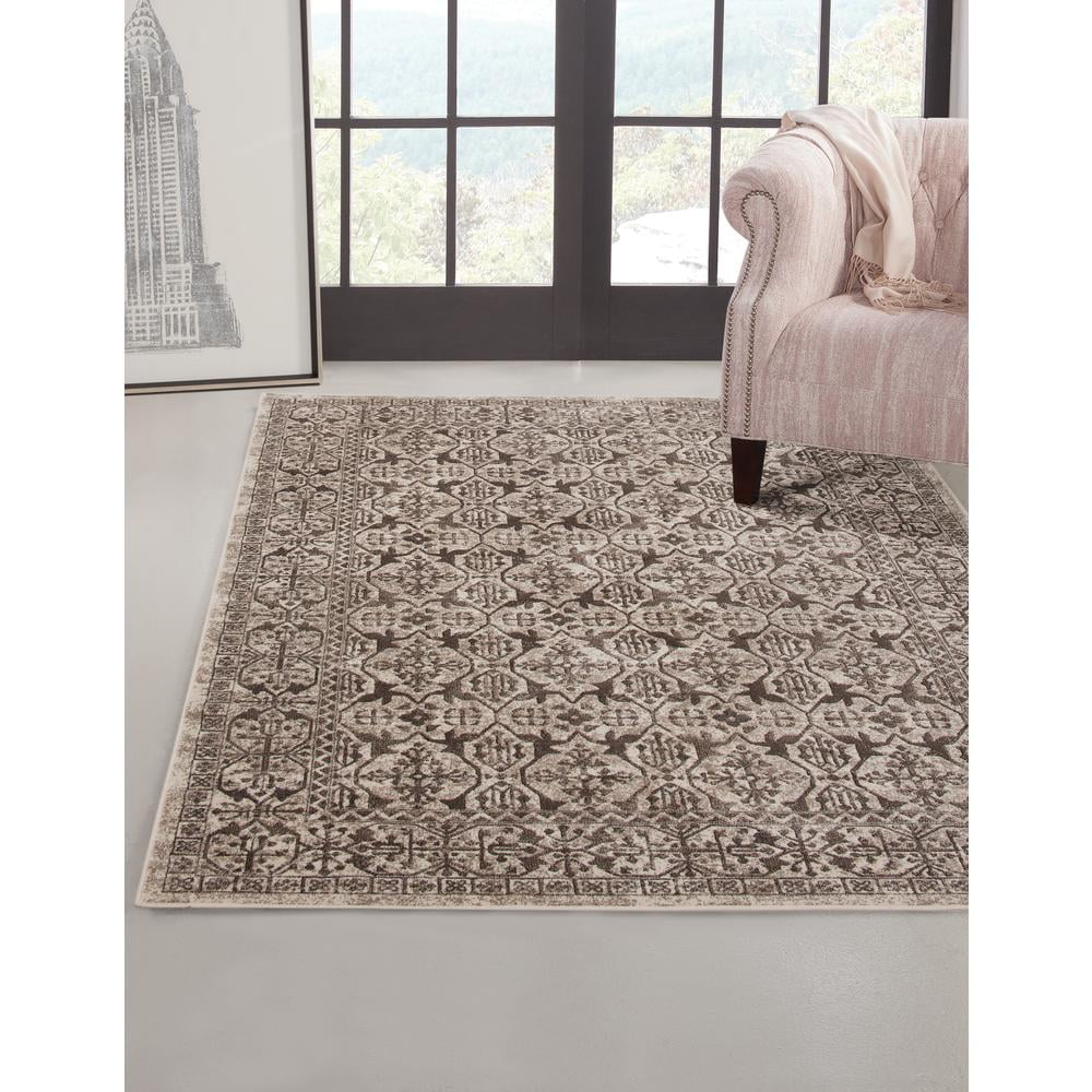 Abacasa Sonoma Surry Tan-Gray 5x8 Area Rug - Walmart.com