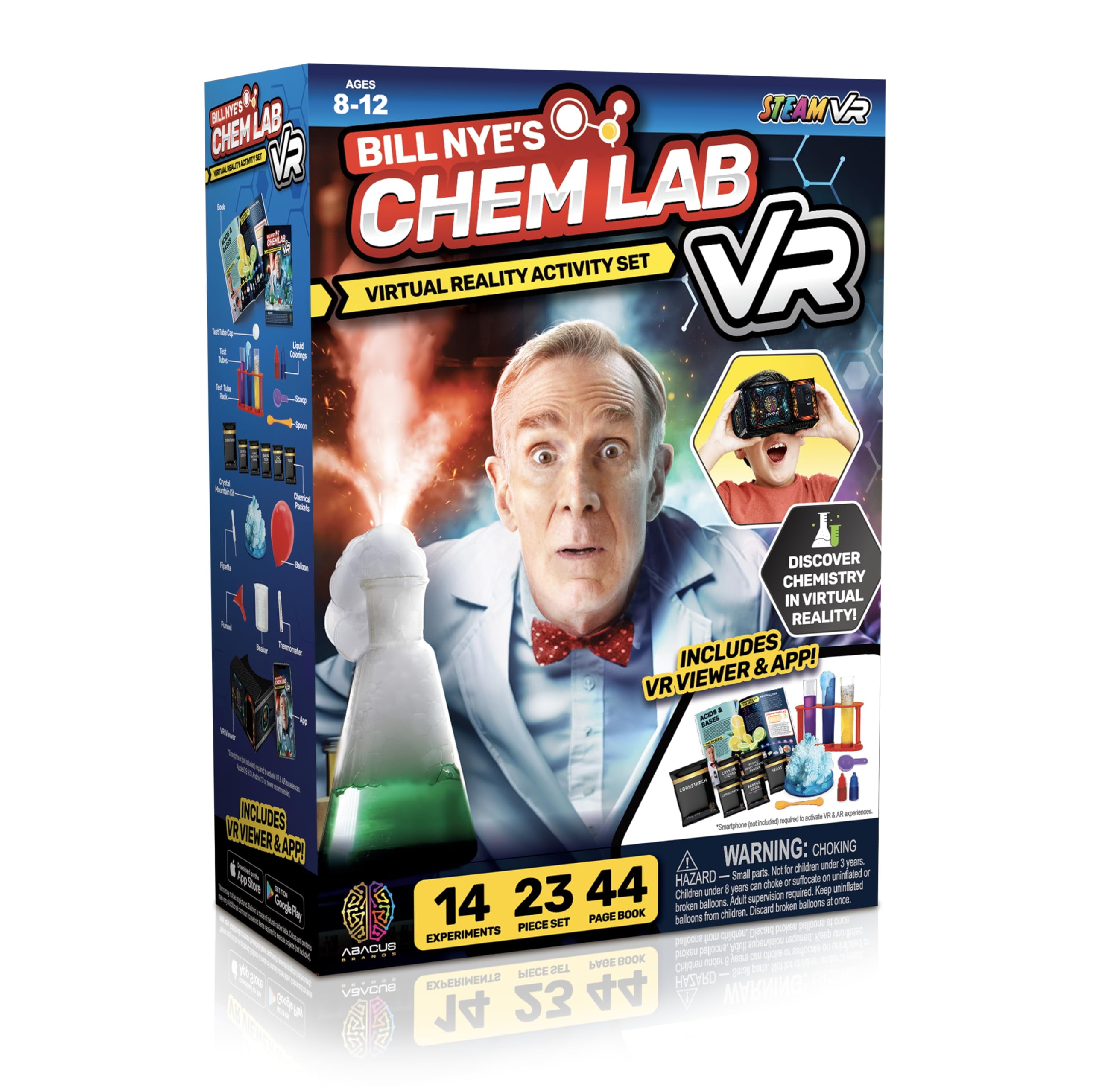 Abacus Brands Bill Nye's MMF7 Science Squad |Chem Lab VR - Virtual Reality Kids Science Kit ...
