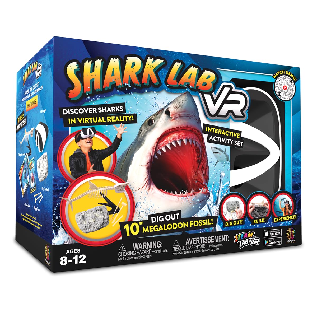 Abacus Brands STEAM Shark Lab VR - Illustrated Interactive VR Book and ...