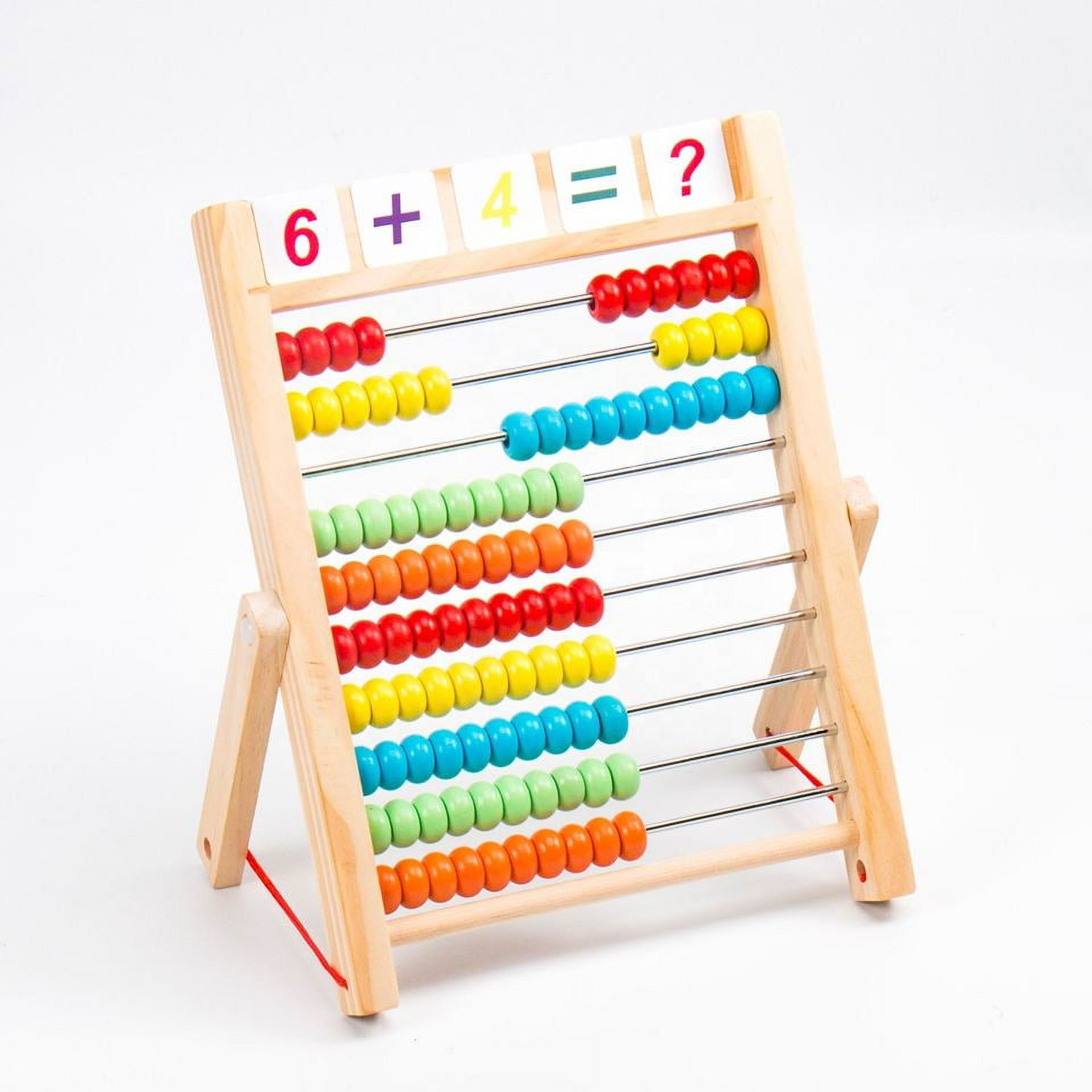 Abacus - Classic Wooden Educational Counting Toy With 100 Beads ...