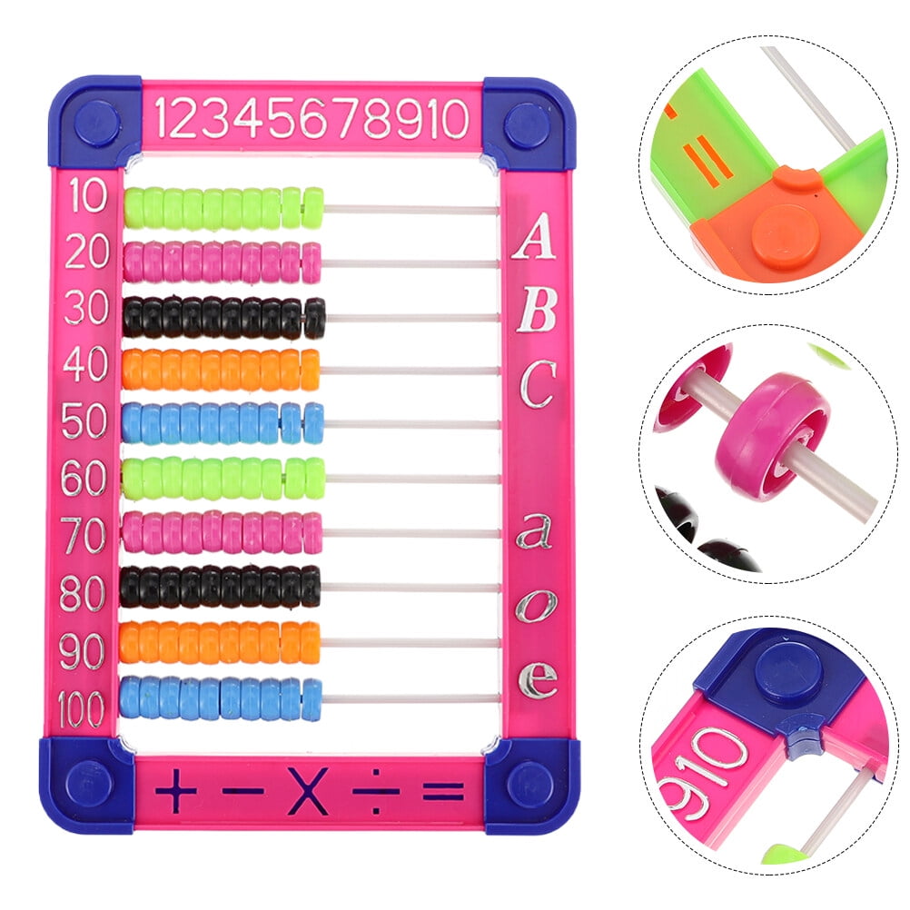 Abacus Math Educational Counting Addition Subtraction Bead Counters ...