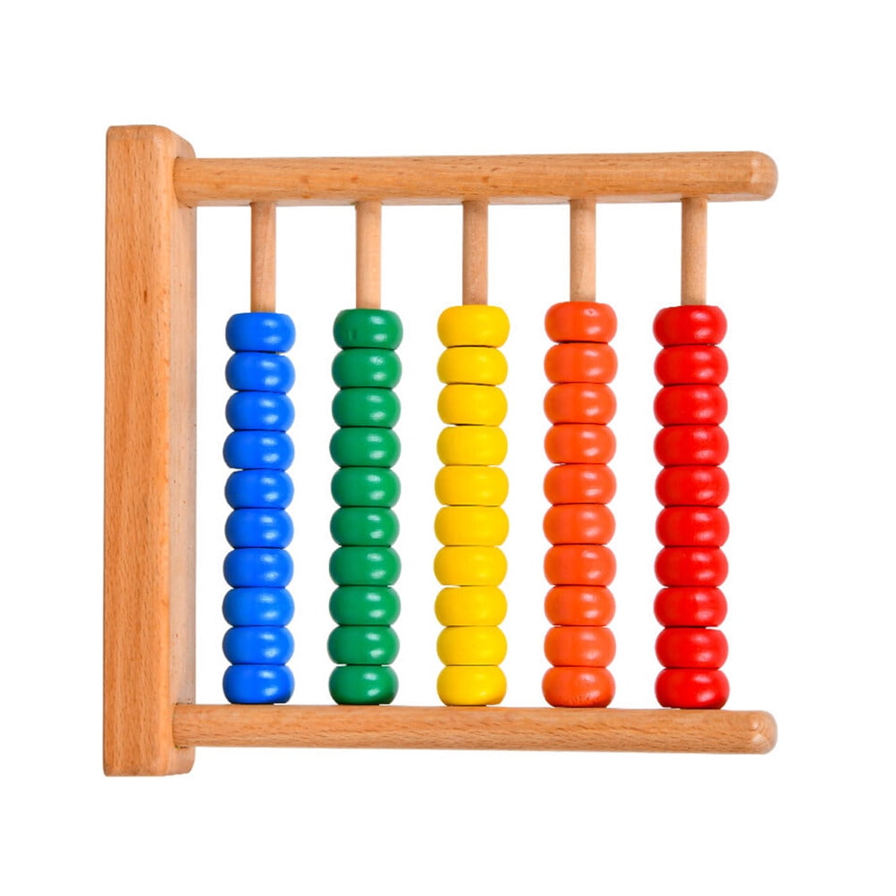 Abacus Rack Teaching Aids Math Fidget Toy Power Toys Hand-bell Toddler ...
