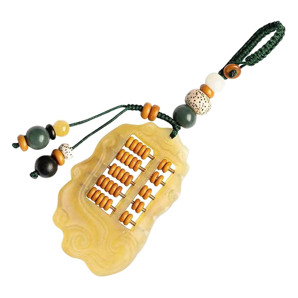 Abacus Ring Abacus Keychain Decorative Keychain Men and Women 11X4X1CM ...
