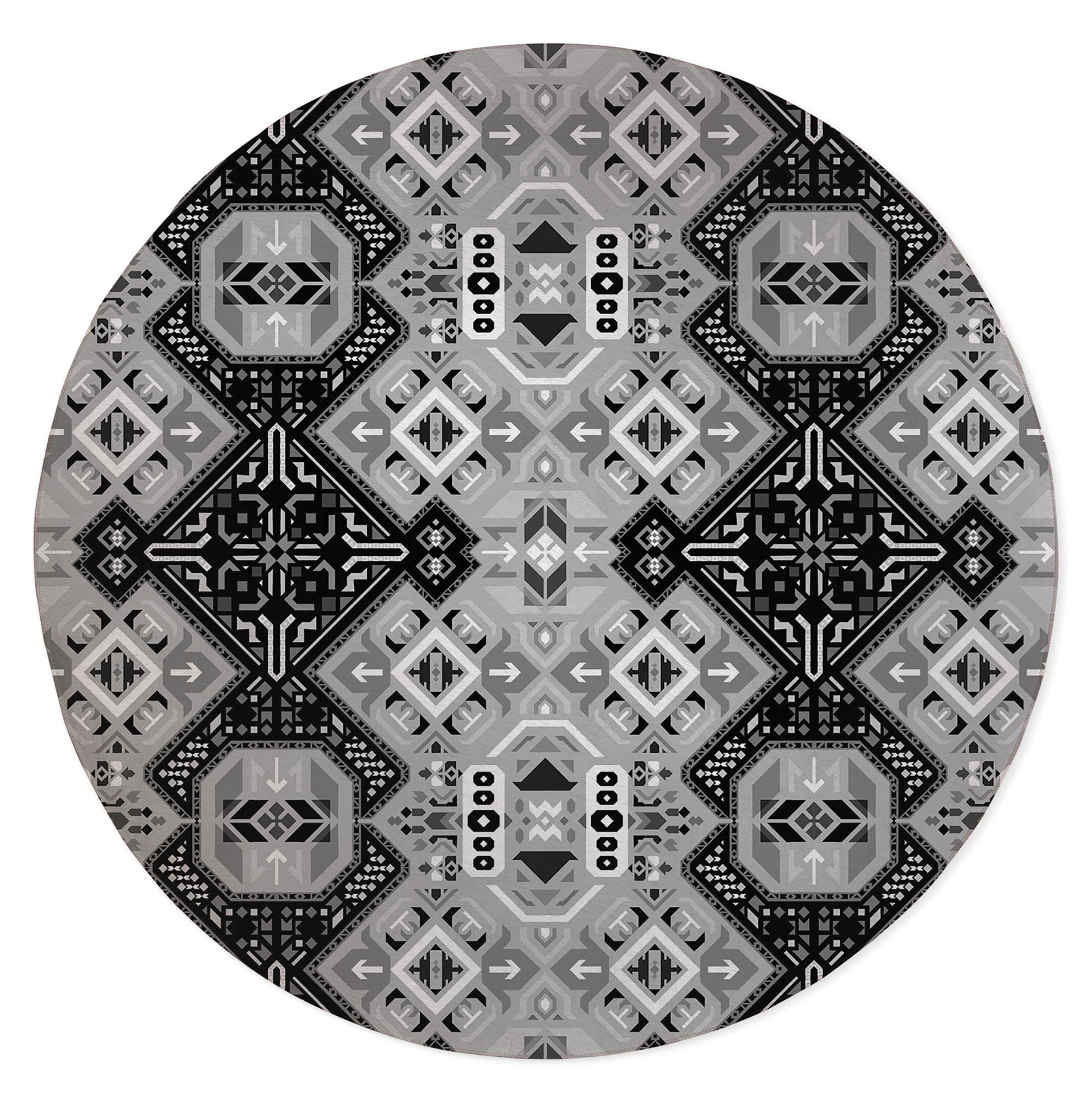 Abadeh Black and White Office Mat by Kavka Designs - Walmart.com