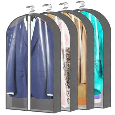 Space Saving Hanging Garment Bag with Self Compression Zipper, Space ...