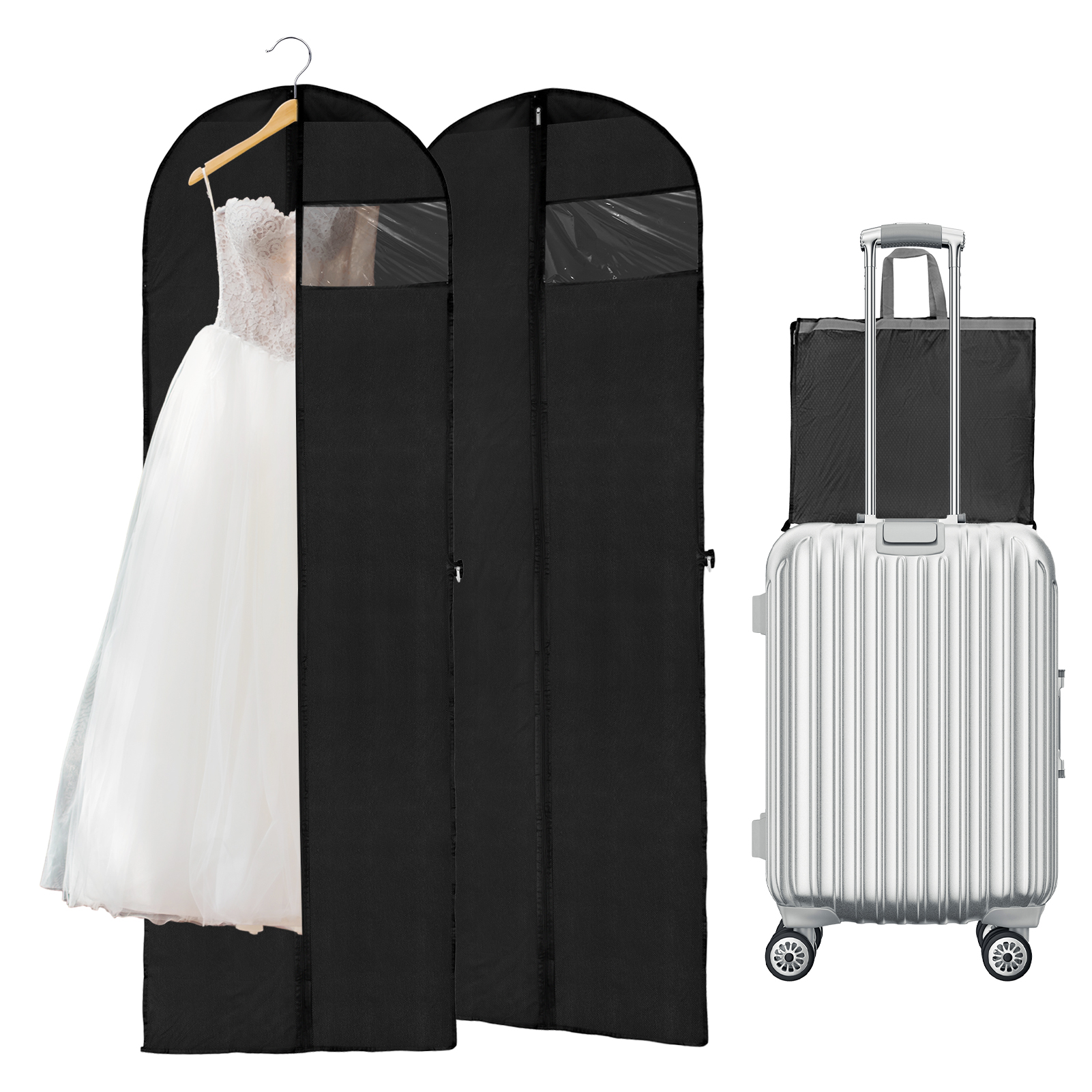 Mainstays Suit and Dress Non Woven Hanging Bag, Arctic White - Walmart.com