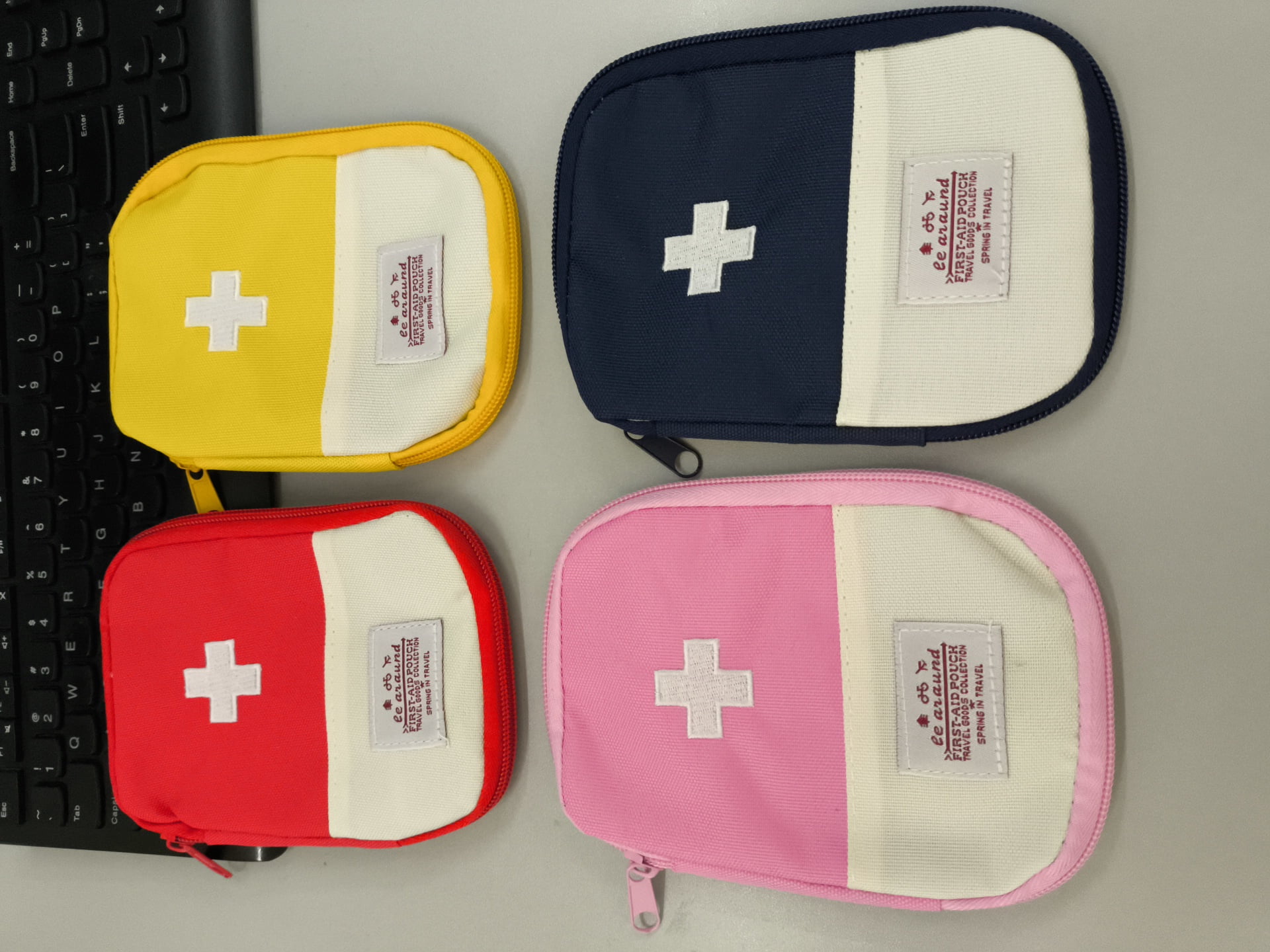 Abaima 4 Pieces First Aid Bag, Empty First Aid Pouch, Travel Medical ...
