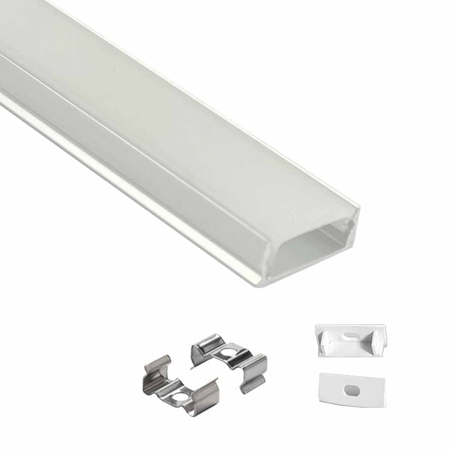 Abaj Lighting 16x12mm LED Strip Light 1Meter Aluminium Rectangular ...