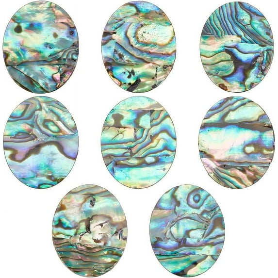 Abalone Shell Cabochon Natural Paua Shell Cabochons Loose Gemstone Oval ...