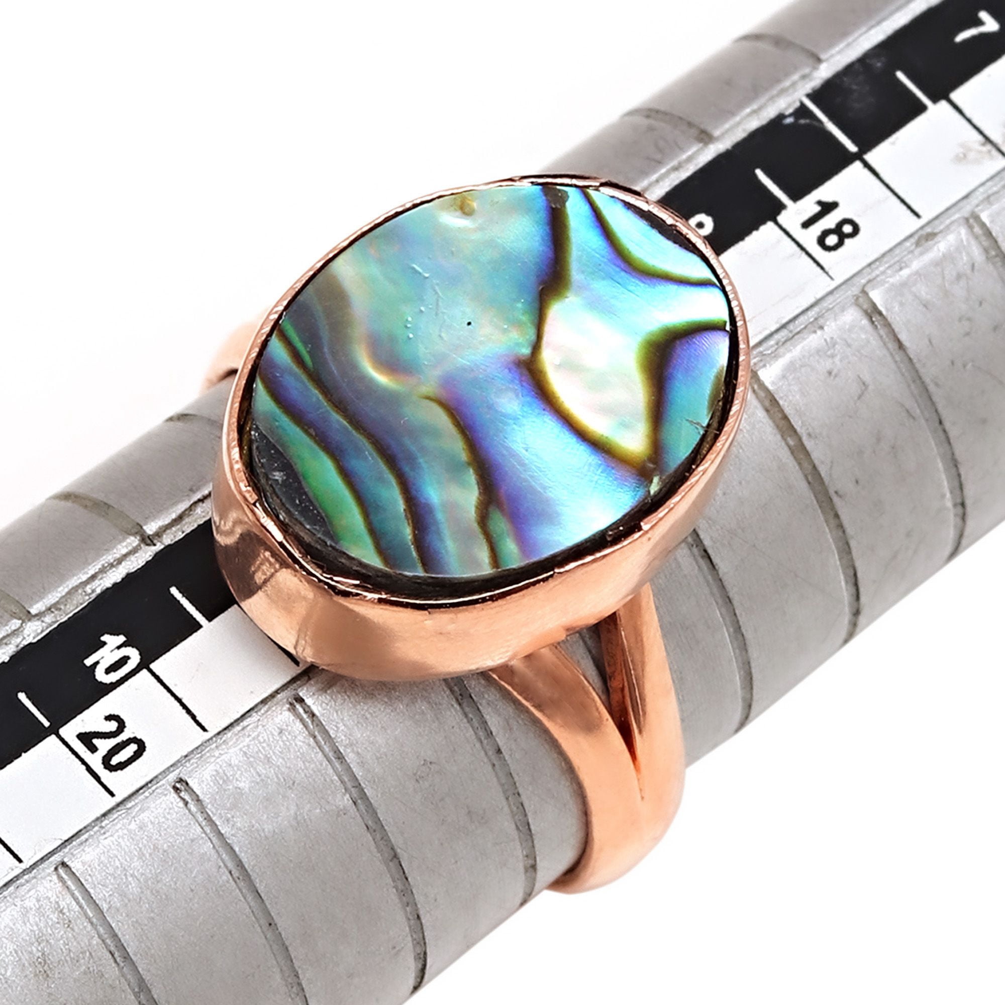Abalone Shell Gemstone Handmade Gift For Her Jewelry Ring"9" - Walmart.com