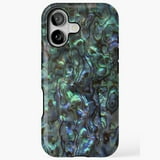 Abalone Shell Iridescent Ocean Pattern Art Phone Case with iPhone 17 to ...