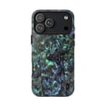 Abalone Shell Pattern Tough Phone Case for iPhone, Glossy Iridescent ...