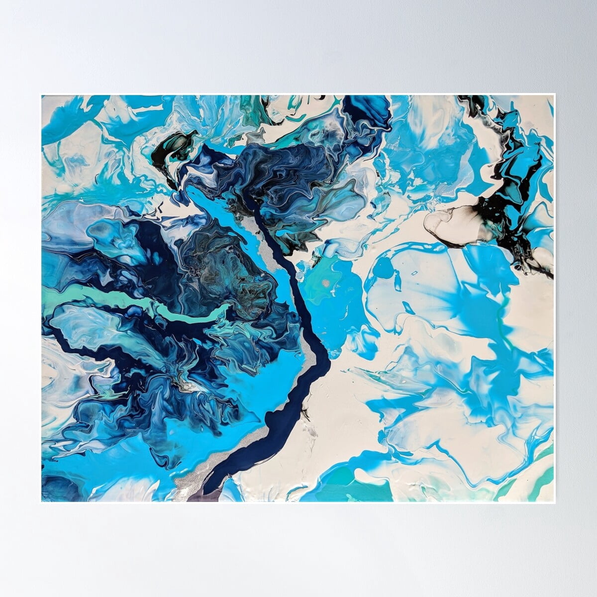 Abalone Waters Ii Poster Wall Art, Modern Wall Decor For Living Room ...