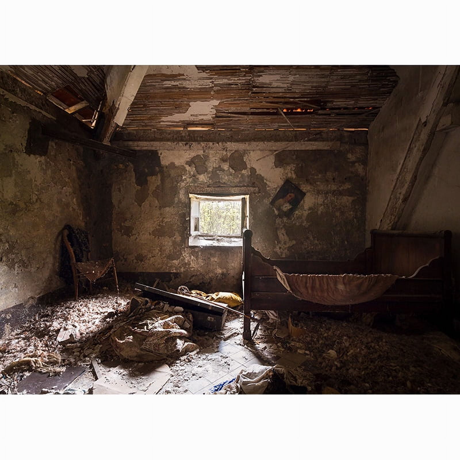 Abandd House Photography Backdrop Ceremony Gothic Room Broken Window ...