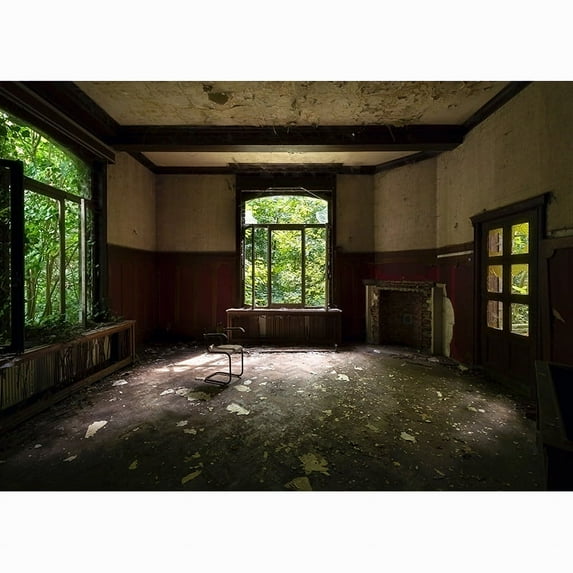 Abandd House Photography Backdrop Ceremony Gothic Room Broken Window ...