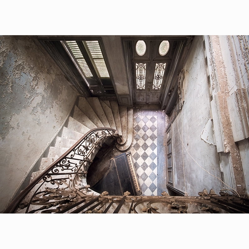 Abandd House Photography Backdrop Ceremony Gothic Room Broken Window ...