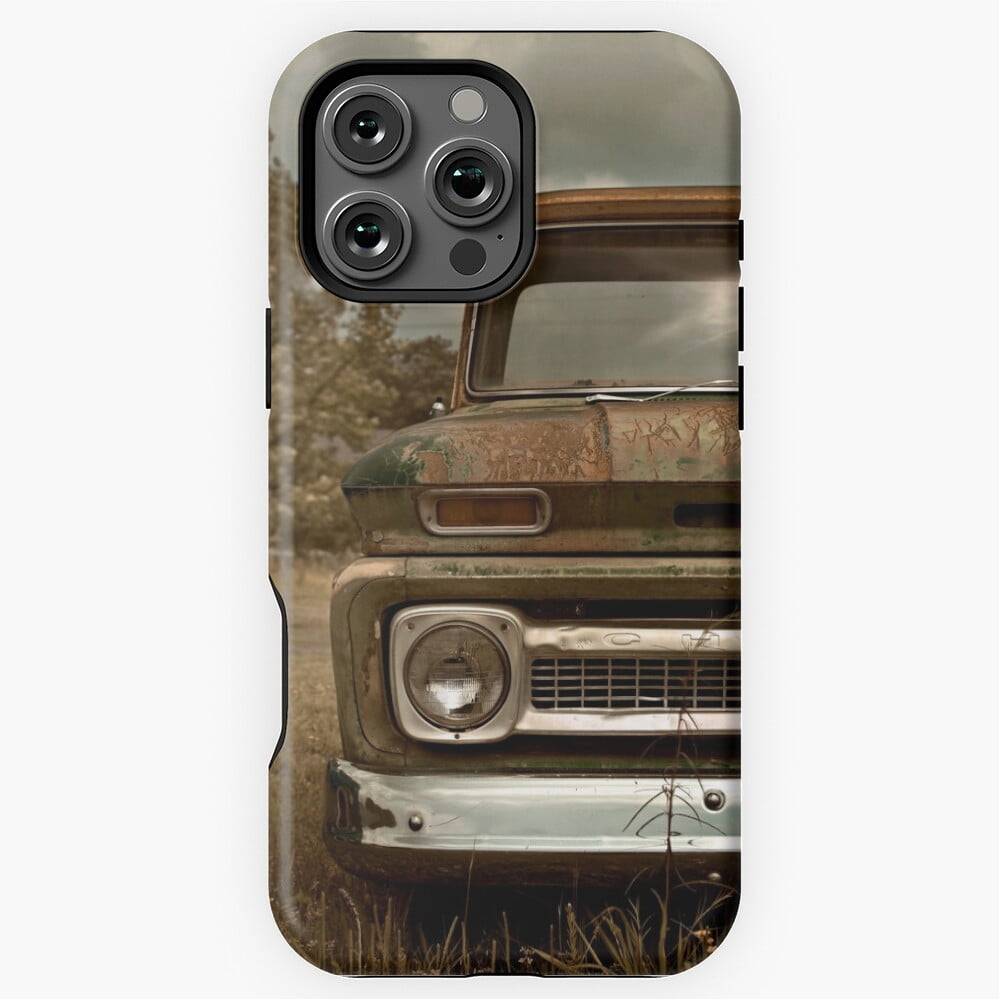 Abandoned Chevy C-10 Pickup Truck Phone Case for iPhone 16 15 14 13 12 ...