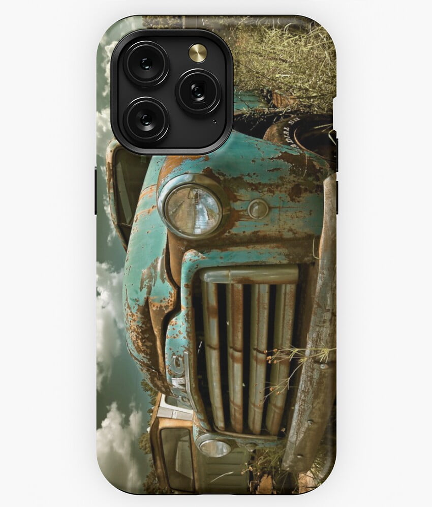 Abandoned GMC Panel Truck Art M585 Phone Case for iPhone 17 16 15 14 13 ...