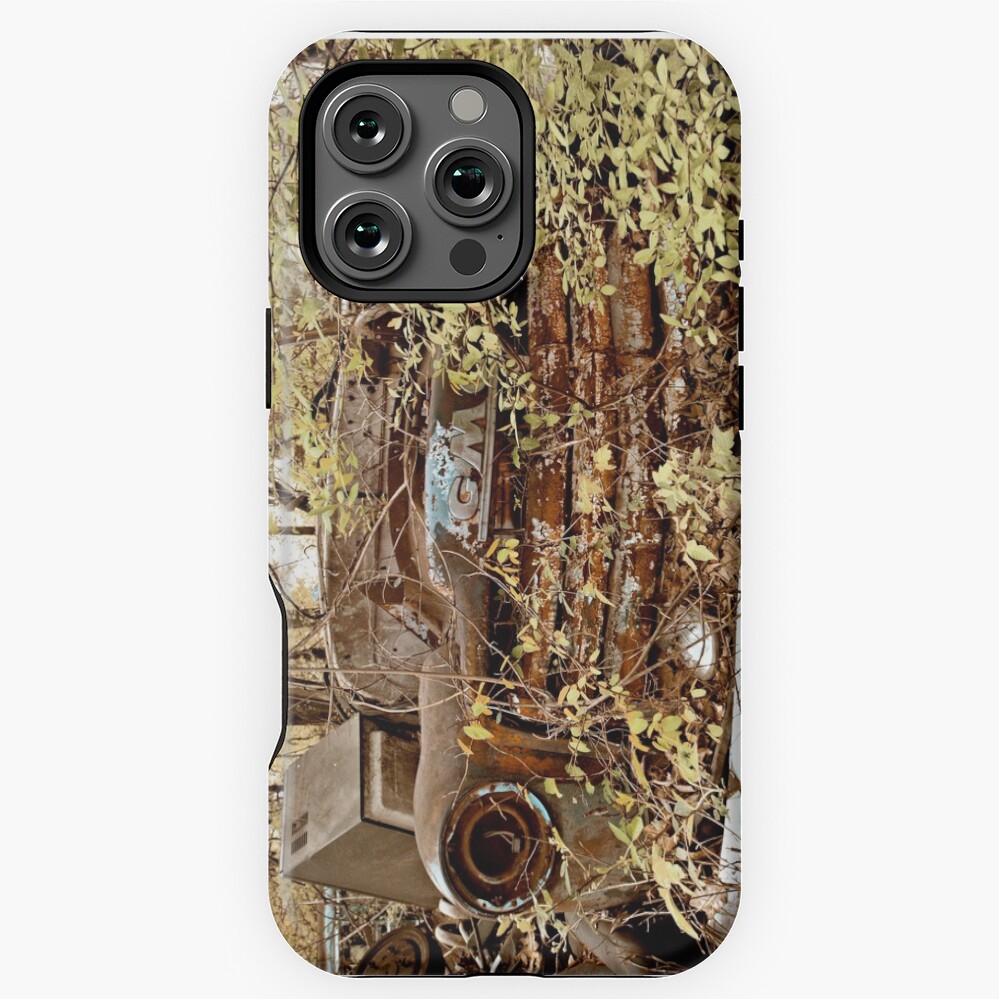 Abandoned GMC Pickup Vintage Truck Art Phone Case for iPhone 16 15 14 ...