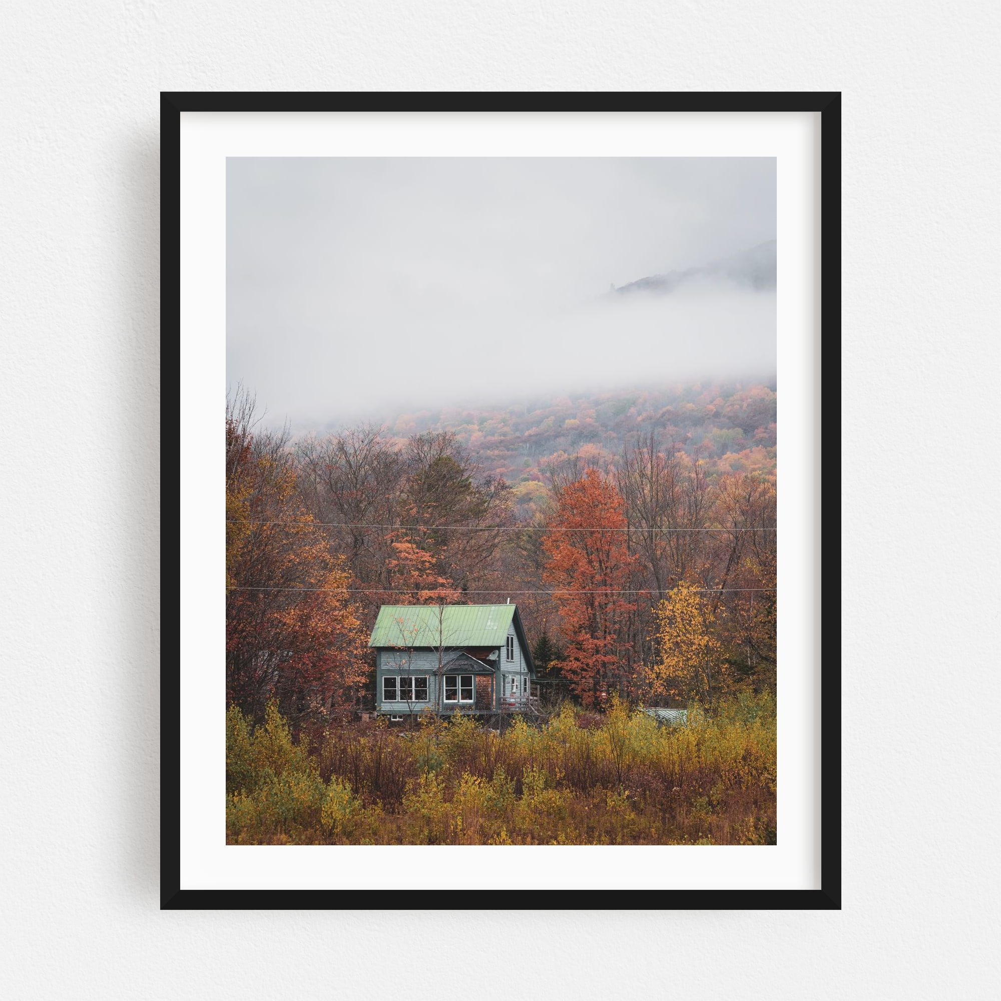 Abandoned House, Grafton Notch - Newry Maine Photography Black Framed Wall Art Print 16 x 20 ...