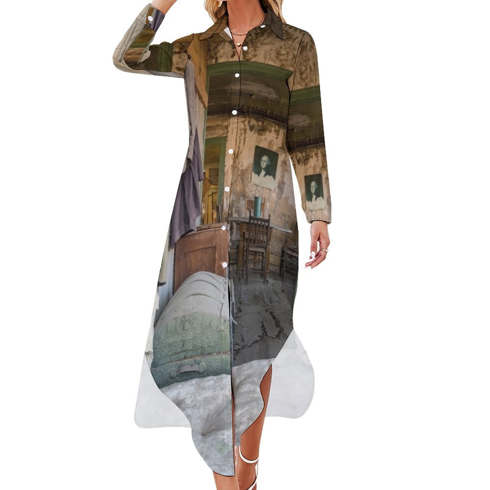 Abandoned - House in a Mining Town by SparklePyre Long Sleeved Shirt ...