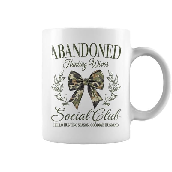 Abandoned Hunting Wives Social Club Retro Hunting Coffee Mugs - Walmart.com