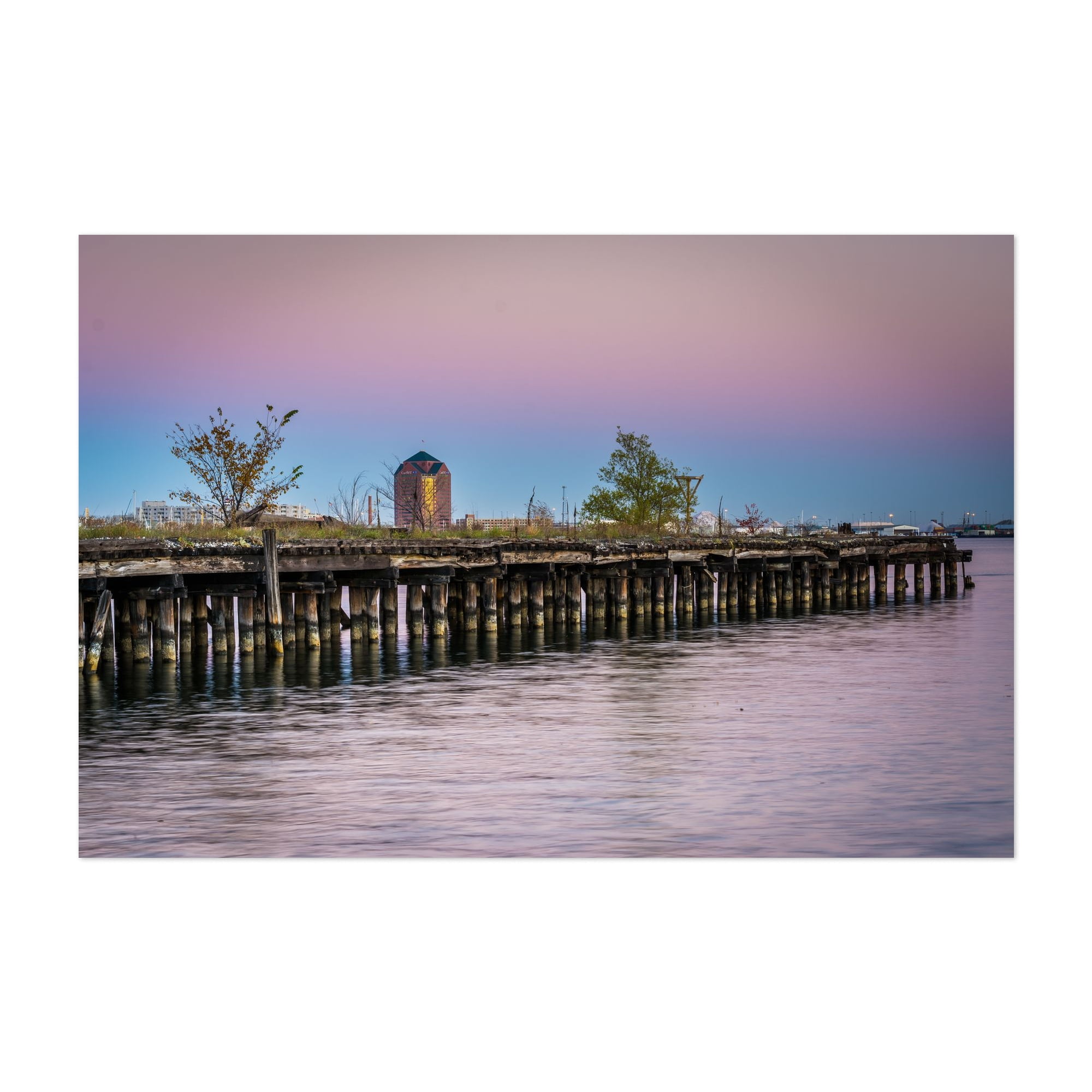Abandoned Pier - Baltimore Maryland Photography Unframed Wall Art Print ...