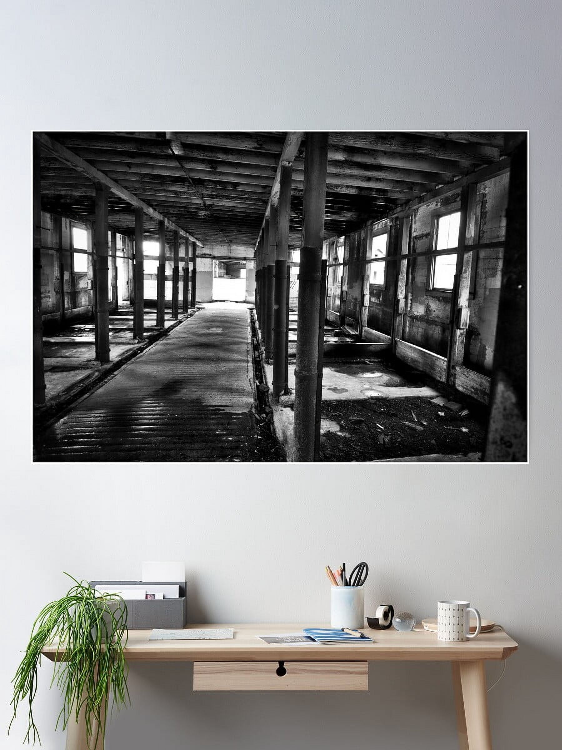 Abandoned Poster Wall Art Modern Wall Decor Wall Art Home Decor Cute ...