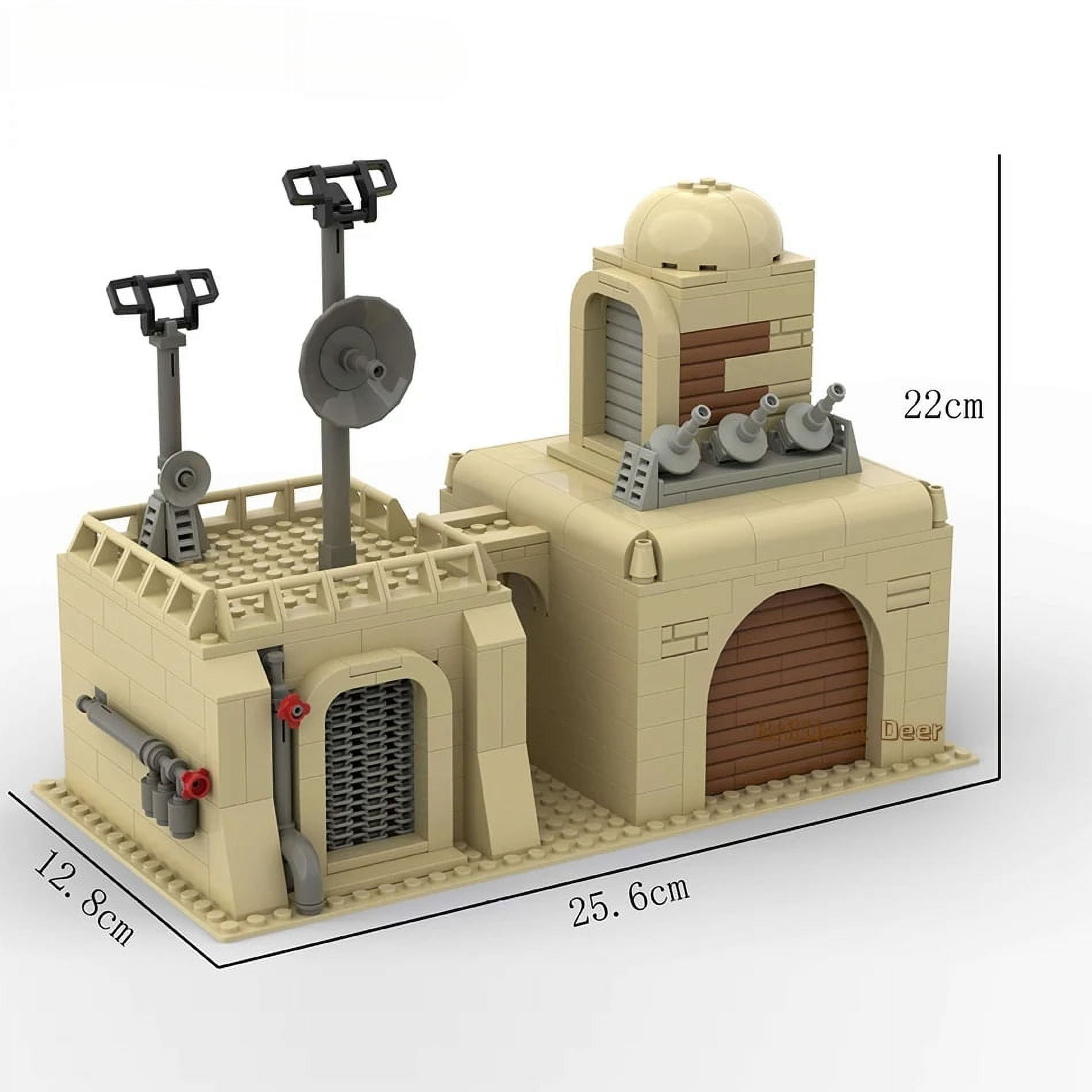 Abandoned Ruined Buildings WW2 Pubg Military Base DIY Scenes Building ...