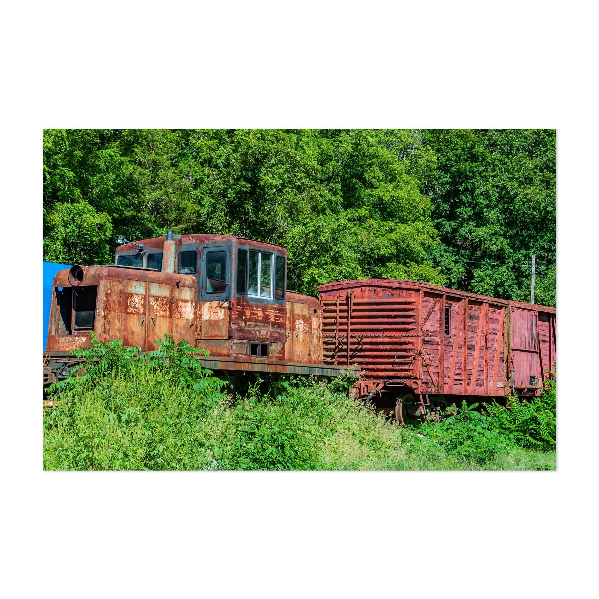 Abandoned Train in the Woods - Airville Pennsylvania Photography Train ...