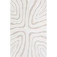 Abani Neutral Beige Contemporary Wave Pattern Area Rug 5x8 - Walmart.com