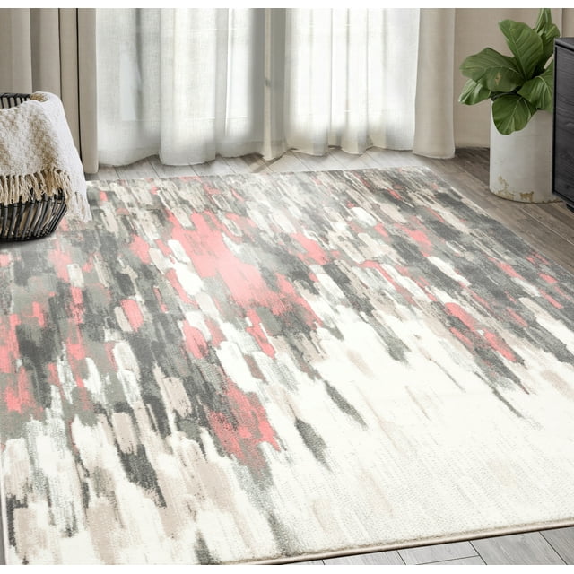 Abani Porto Collection Area Rug Mid Century Modern Bedroom Living Room ...