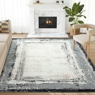 Abani Porto Collection 5x8 Abstract Geometric Rug for Office, Living ...