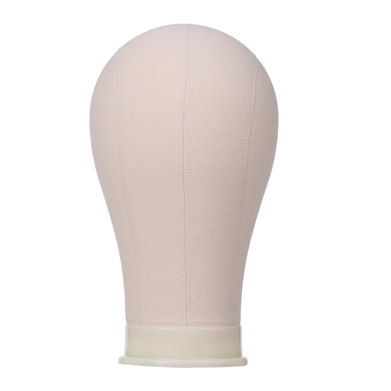 Abanopi 25" Cork Canvas Block Head Mannequin Head Wig Display Styling ...