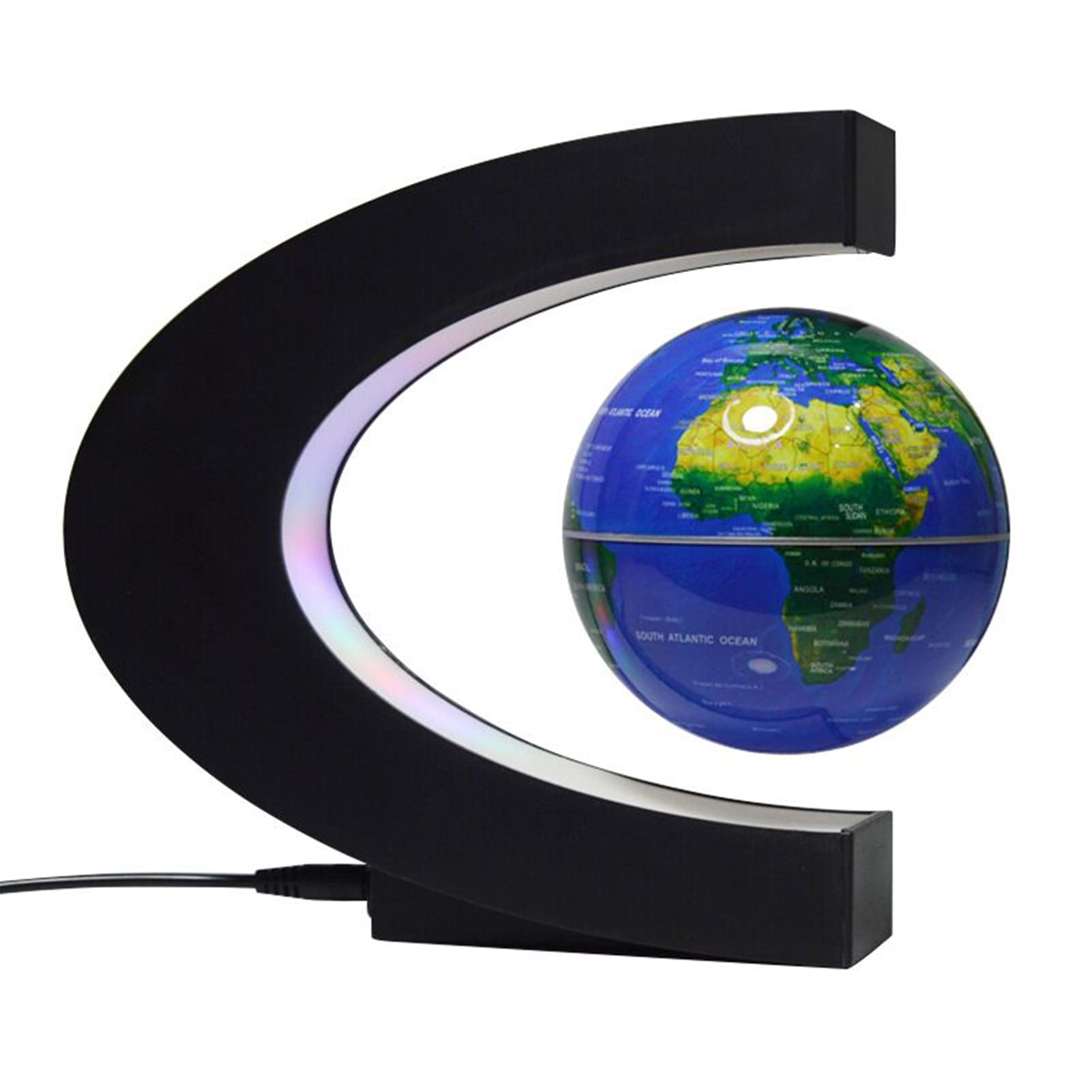 Abanopi 3 Inch Magnetic Levitation Globe World Map Globe with C Shape ...