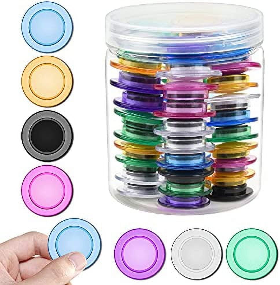 Abaokai 50 Pieces Whiteboard Magnets Round Magnets Mini Fridge Magnet ...