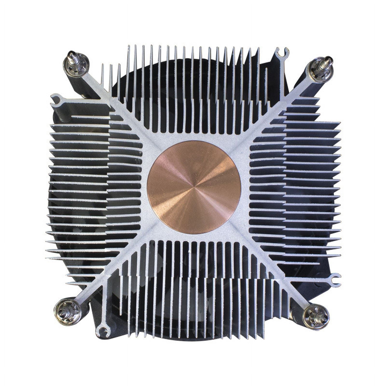 1155CPU radiator desktop copper bottom ultra-quiet fan 1200 temperature ...
