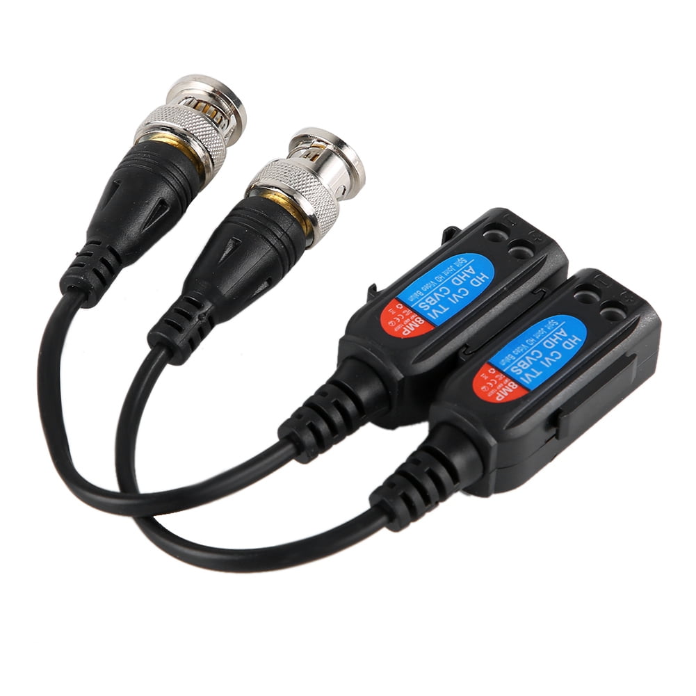 Abastado 2Pcs High Definition 8MP Passive Video Balun Spliced Twisted ...
