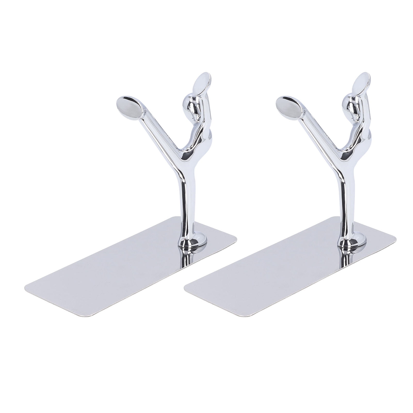 Abastado 2Pcs Metal Book Ends Unique Men Design Simple able Decorative ...