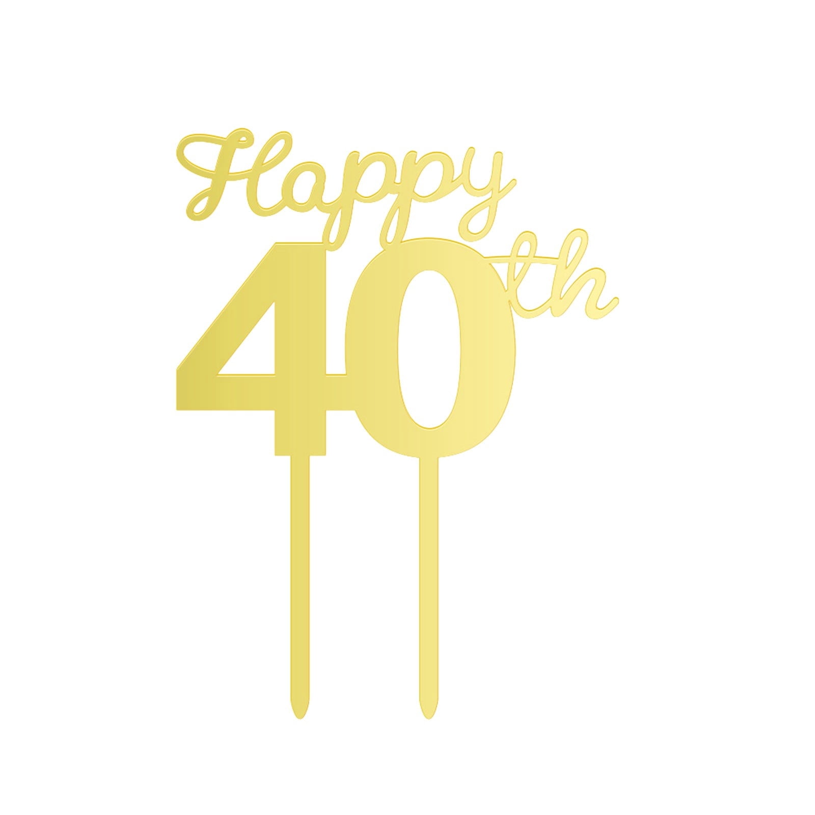 Abastado Acrylic Material Cake Decoration Birthday Man Woman Birthday ...
