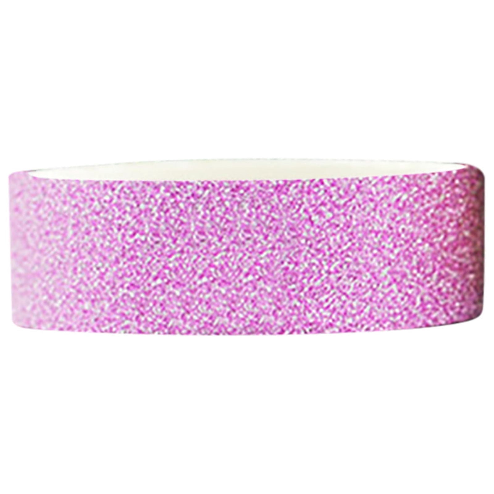 Abastado Adhesive Tape 1 Roll Glitter Washi Tape Diy Decorative Colored ...