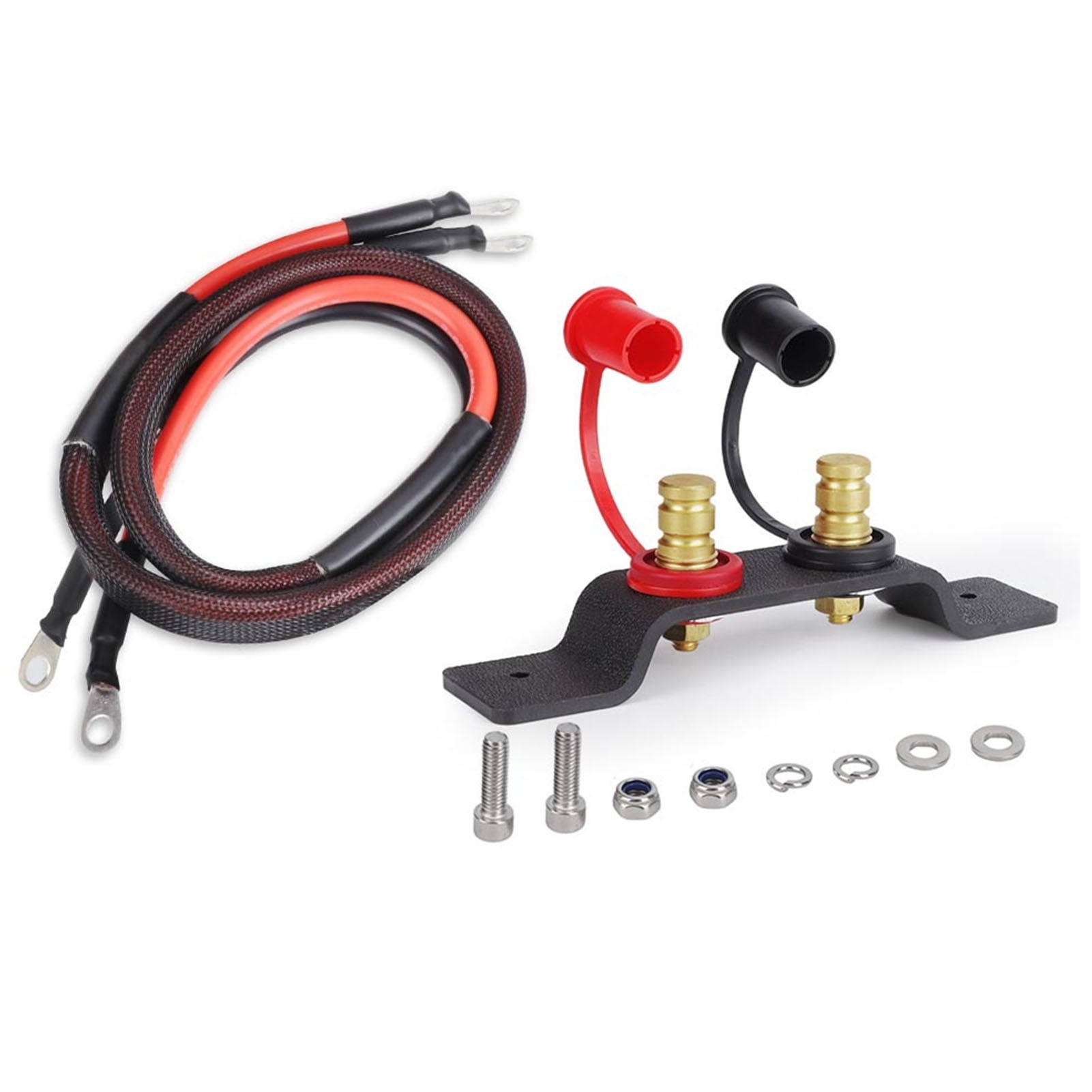 Abastado Battery Jump Post 3/8in M10 Terminal Charging Relocation Kit ...