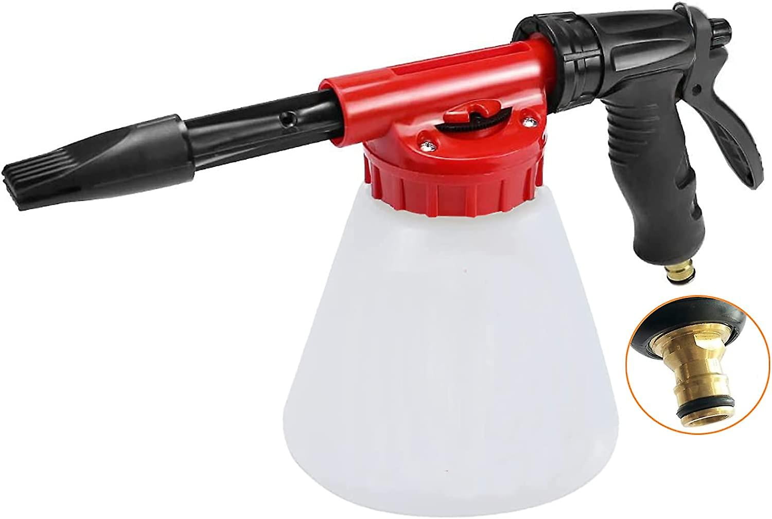 Abastado Car Foam Wash Gun Adjustment Ratio Dial Foam Wash Gun Connects ...