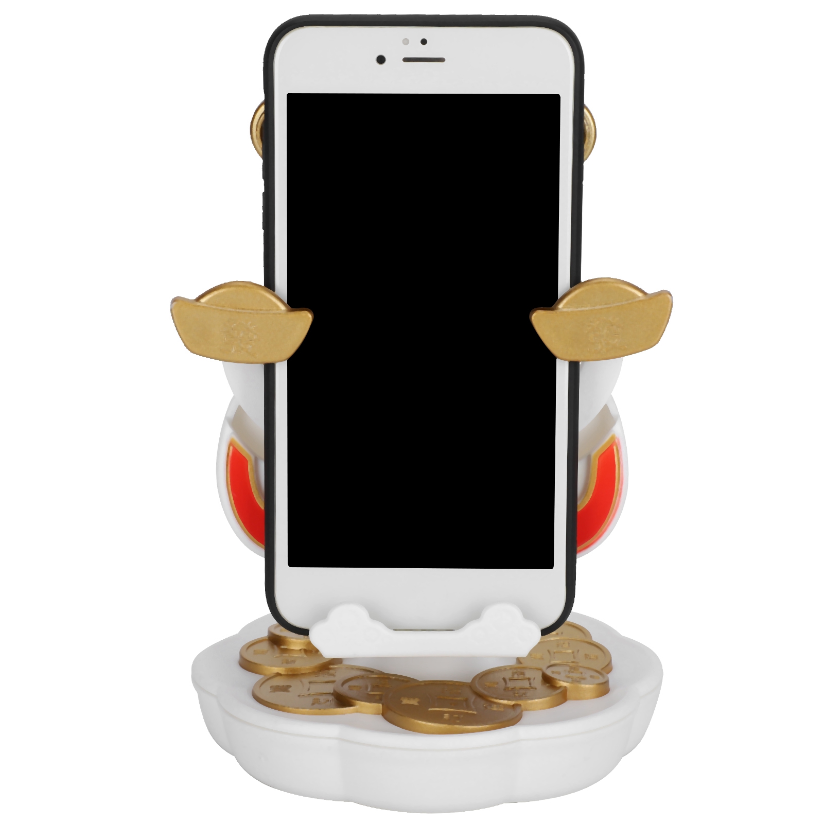 Abastado Cute Cat Pattern Automatic Mobile Phone Shaker Steps Counter ...