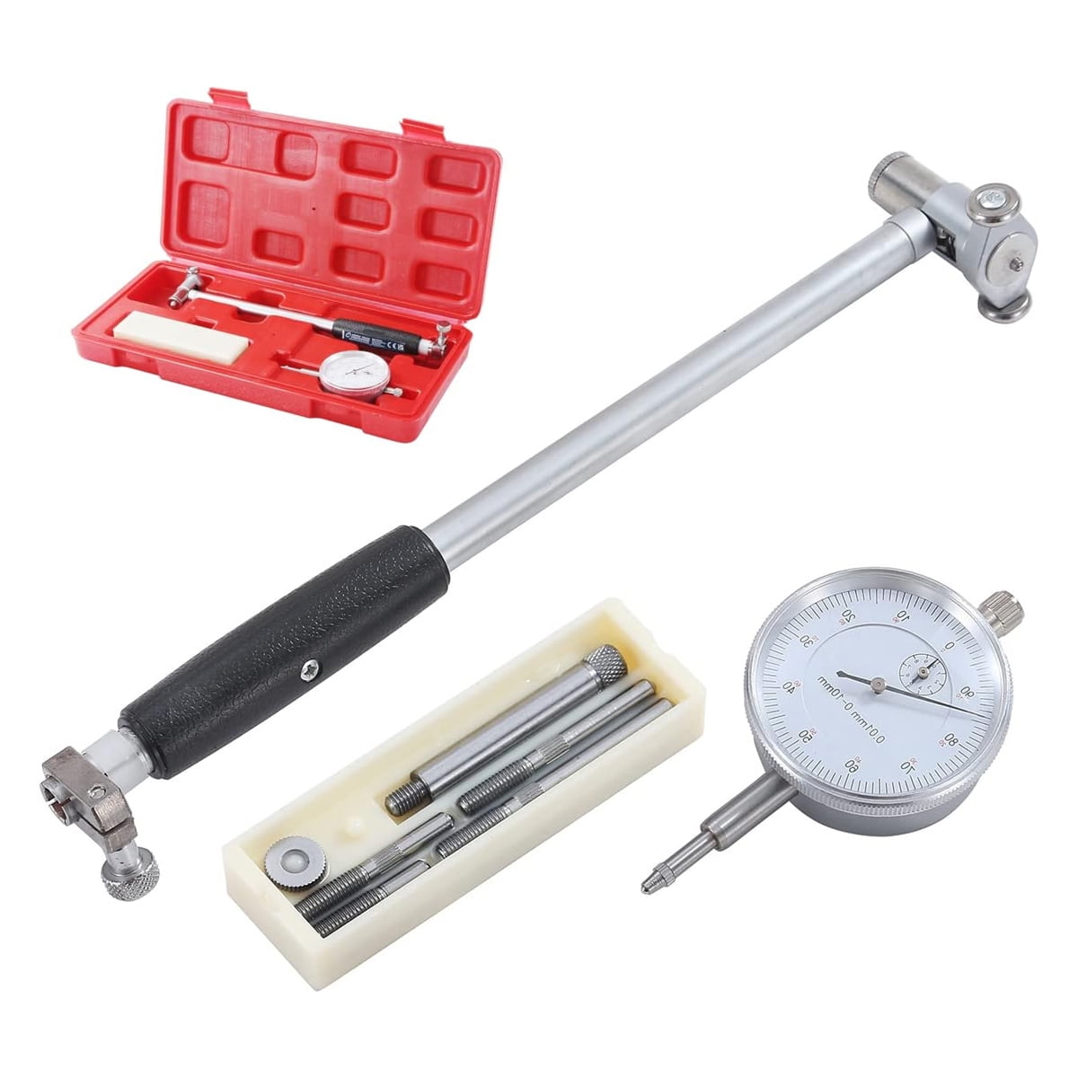 Abastado Dial Bore Gauge 50-160mm 0.01mm Precision Balance Hole ...